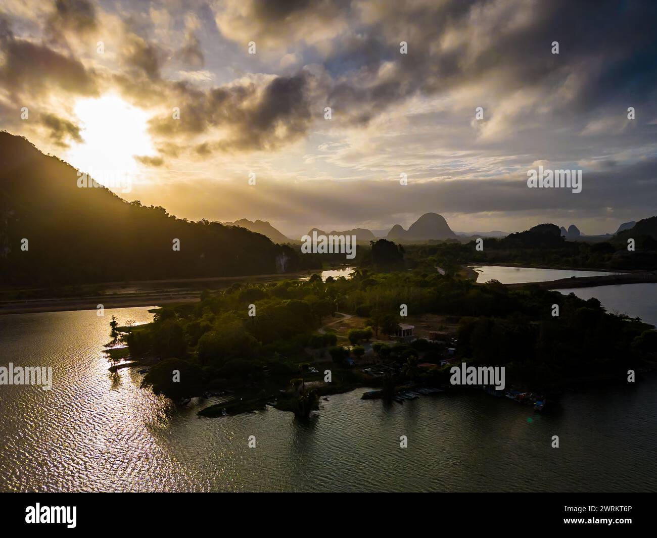 Timah Tasoh lake located at Perlis, northen state of Malaysia Stock ...