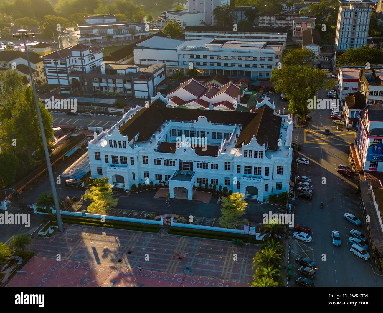 Taiping's land and survey building located at Taiping city of Perak ...