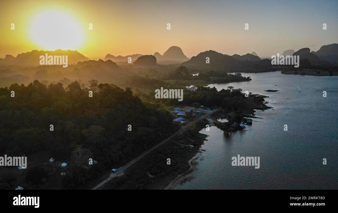 Timah Tasoh lake located at Perlis, northen state of Malaysia Stock ...