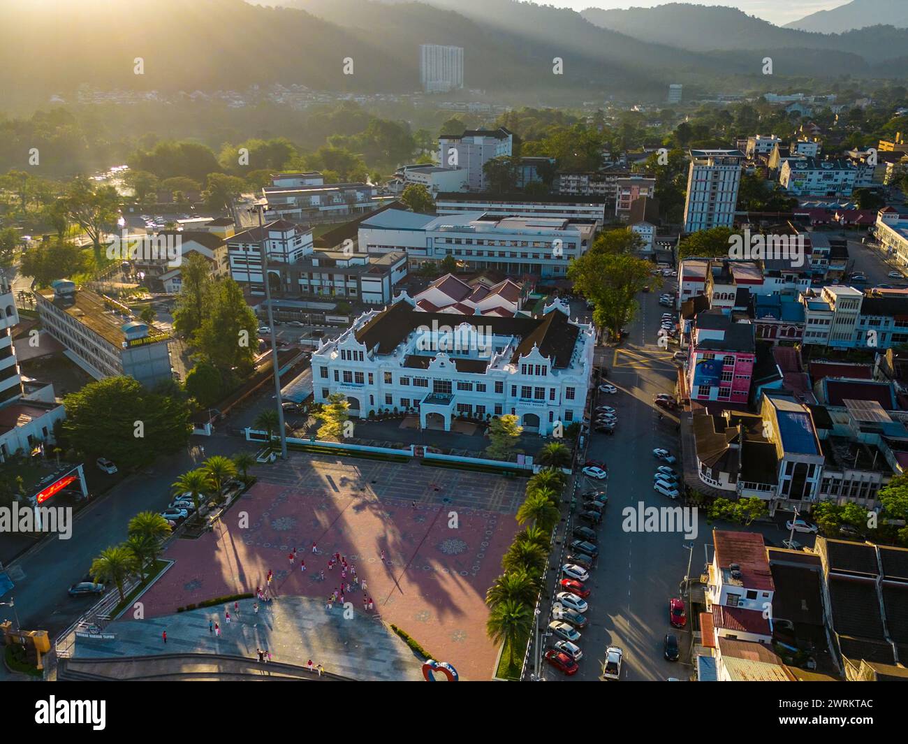 Taiping's land and survey building located at Taiping city of Perak ...