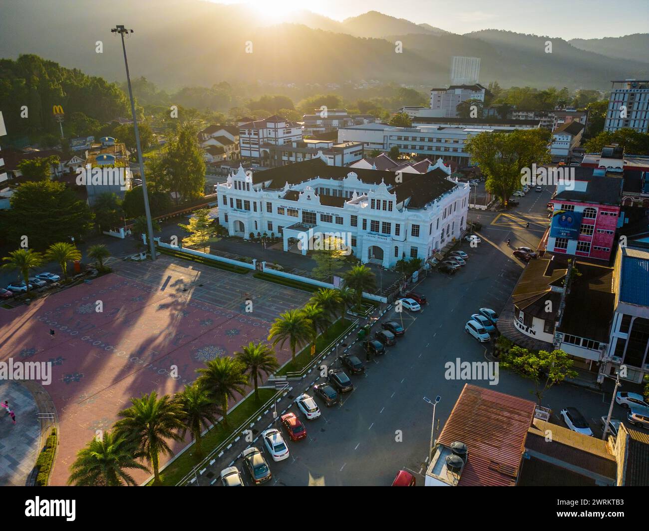 Taiping's land and survey building located at Taiping city of Perak ...