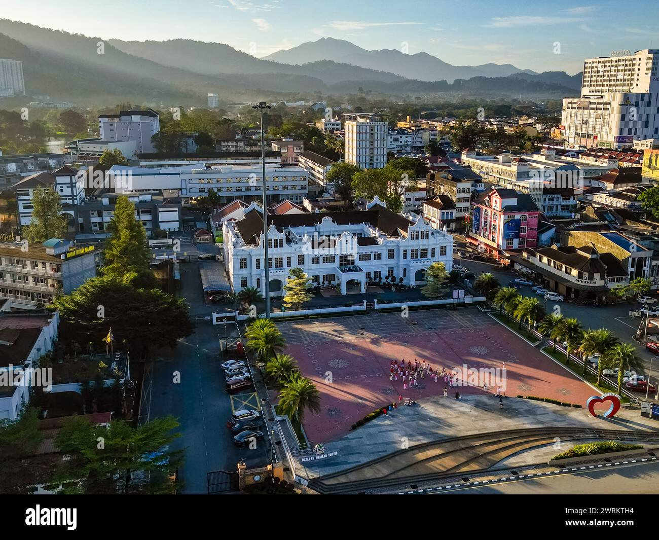 Taiping's land and survey building located at Taiping city of Perak ...