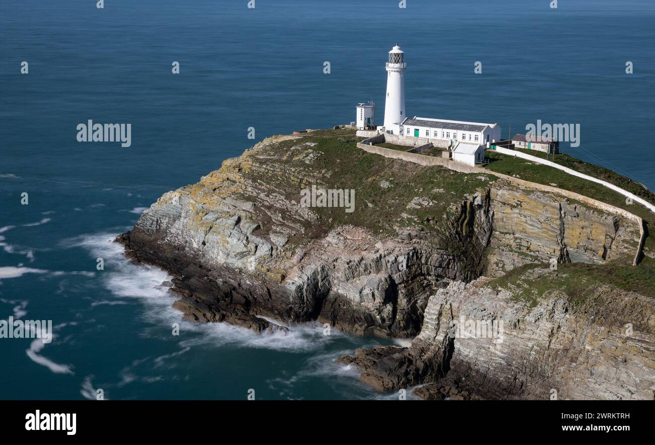 South Stack Lighthouse, Holyhead, Wales, UK Stock Photo - Alamy
