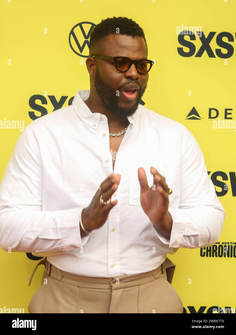 Winston Duke arrives for the world premiere of "The Fall Guy" at the ...