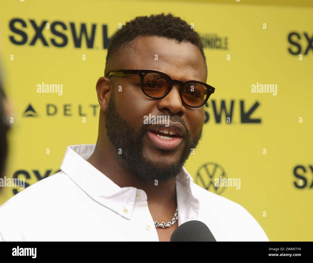 Winston Duke arrives for the world premiere of "The Fall Guy" at the ...