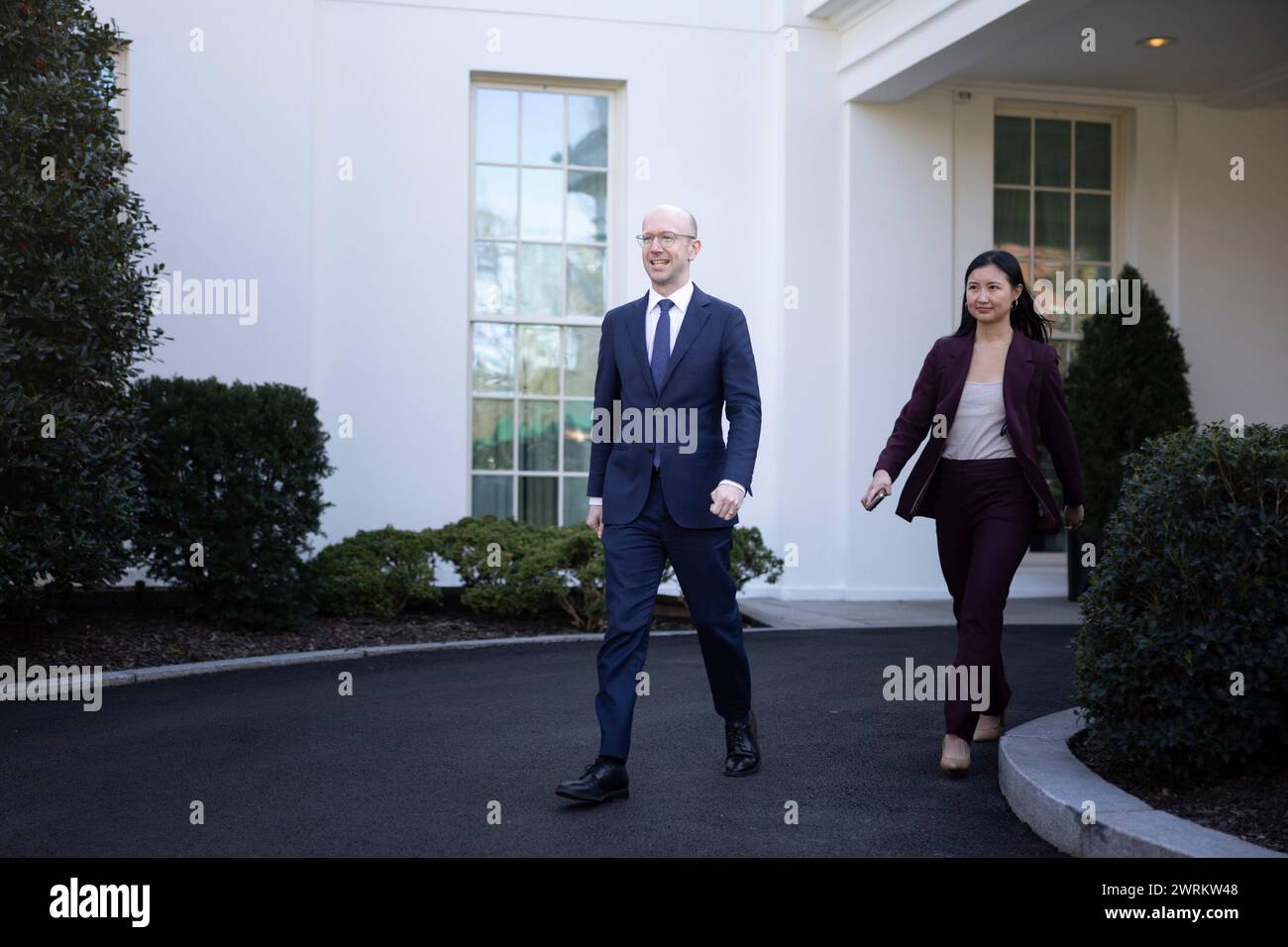 Washington, DC, USA. 12th Mar, 2024. Ian Sams, spokesman for the White ...