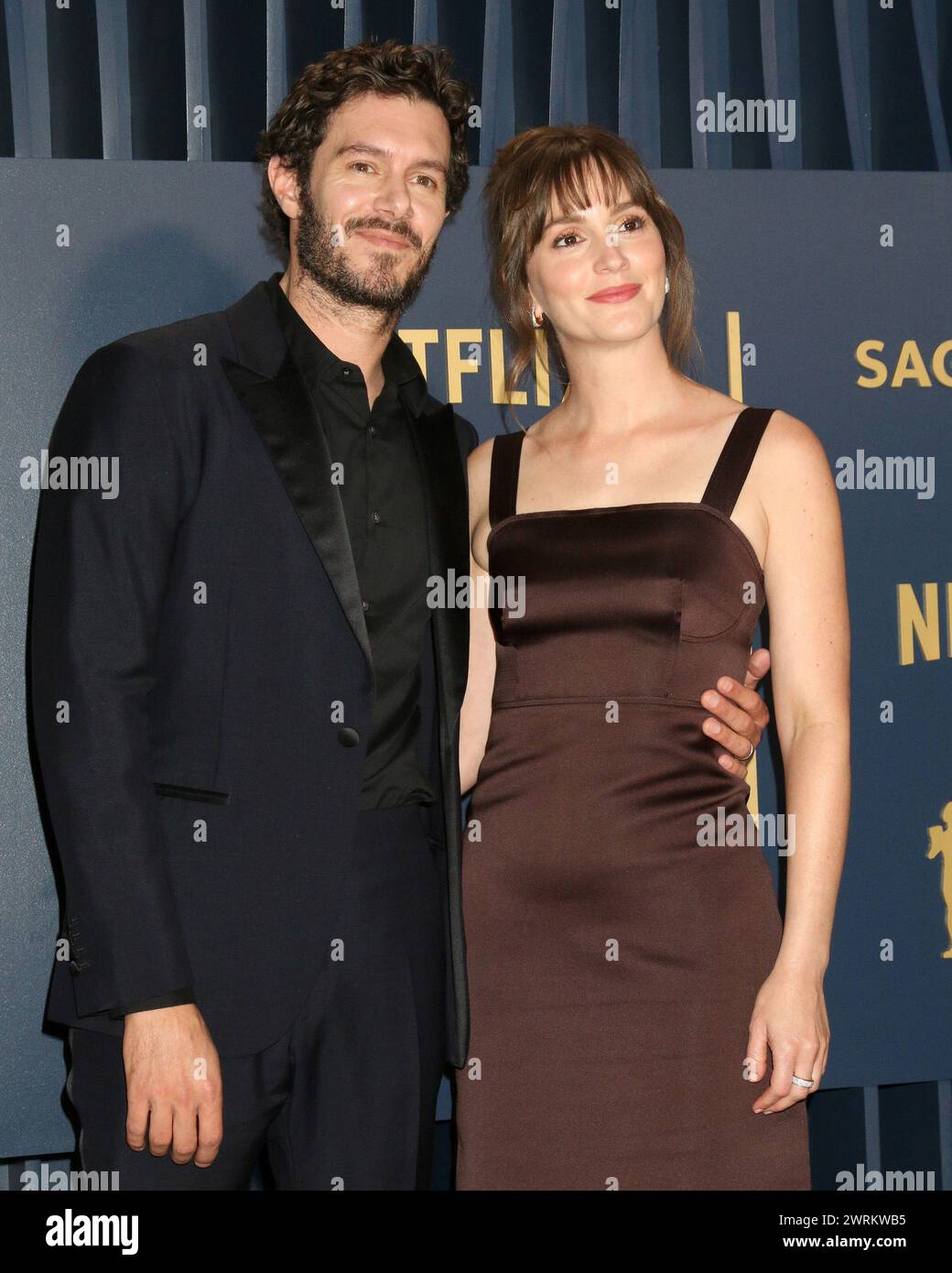 LOS ANGELES - FEB 24: Adam Brody, Leighton Meester at the 30th Screen ...