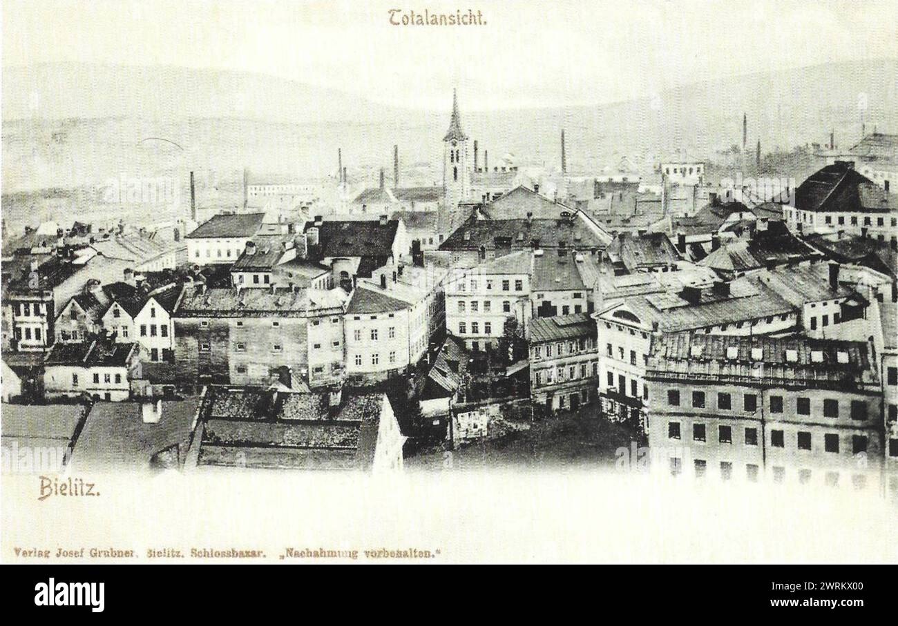 Bielitz Altstadt - Bielsko Stare Miasto 1903 01 Stock Photo - Alamy