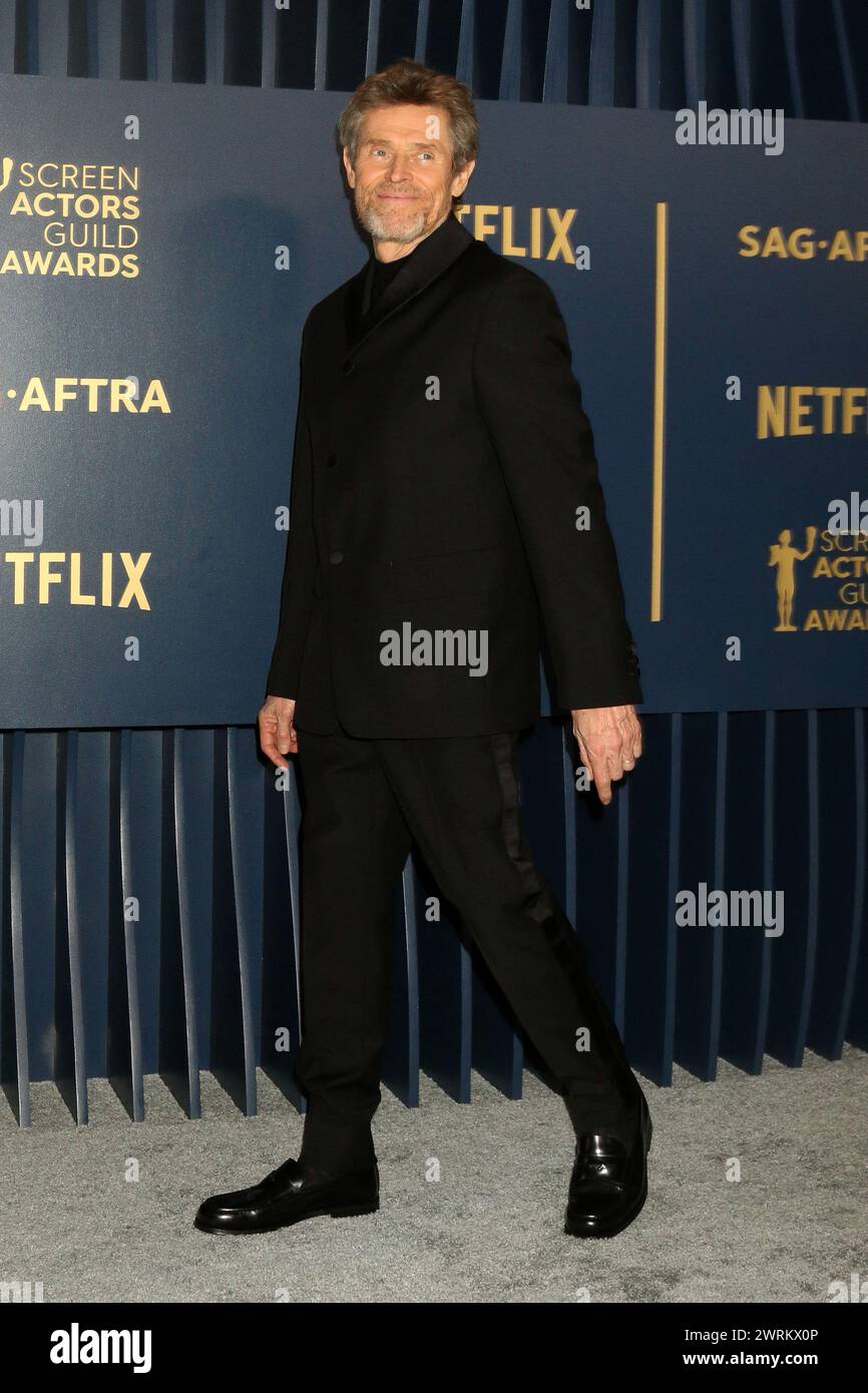 LOS ANGELES - FEB 24: Willem Dafoe at the 30th Screen Actors Guild Awards at the Shrine ...