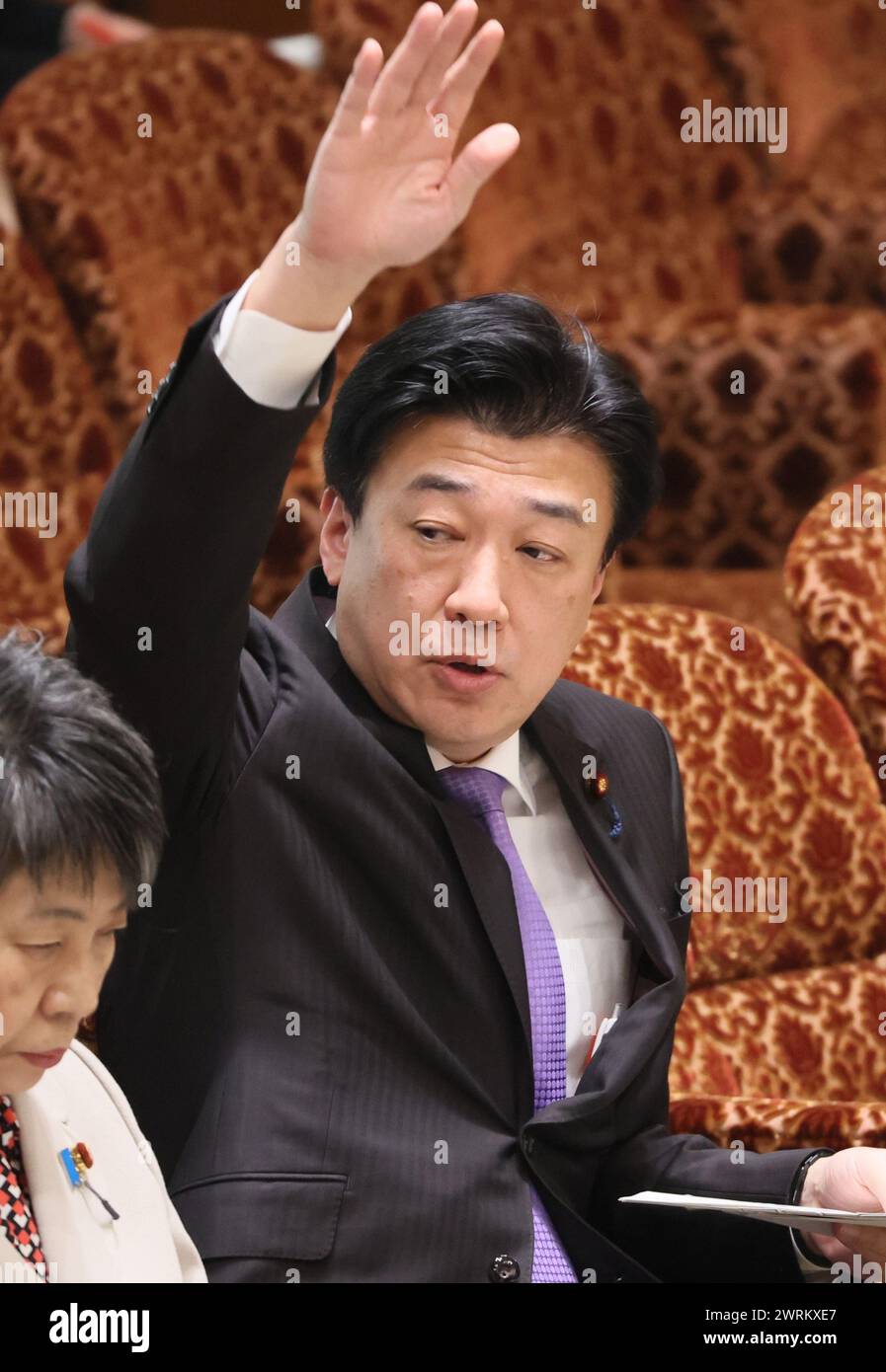 Tokyo, Japan. 13th Mar, 2024. Japanese Defense Minister Minoru Kihara ...