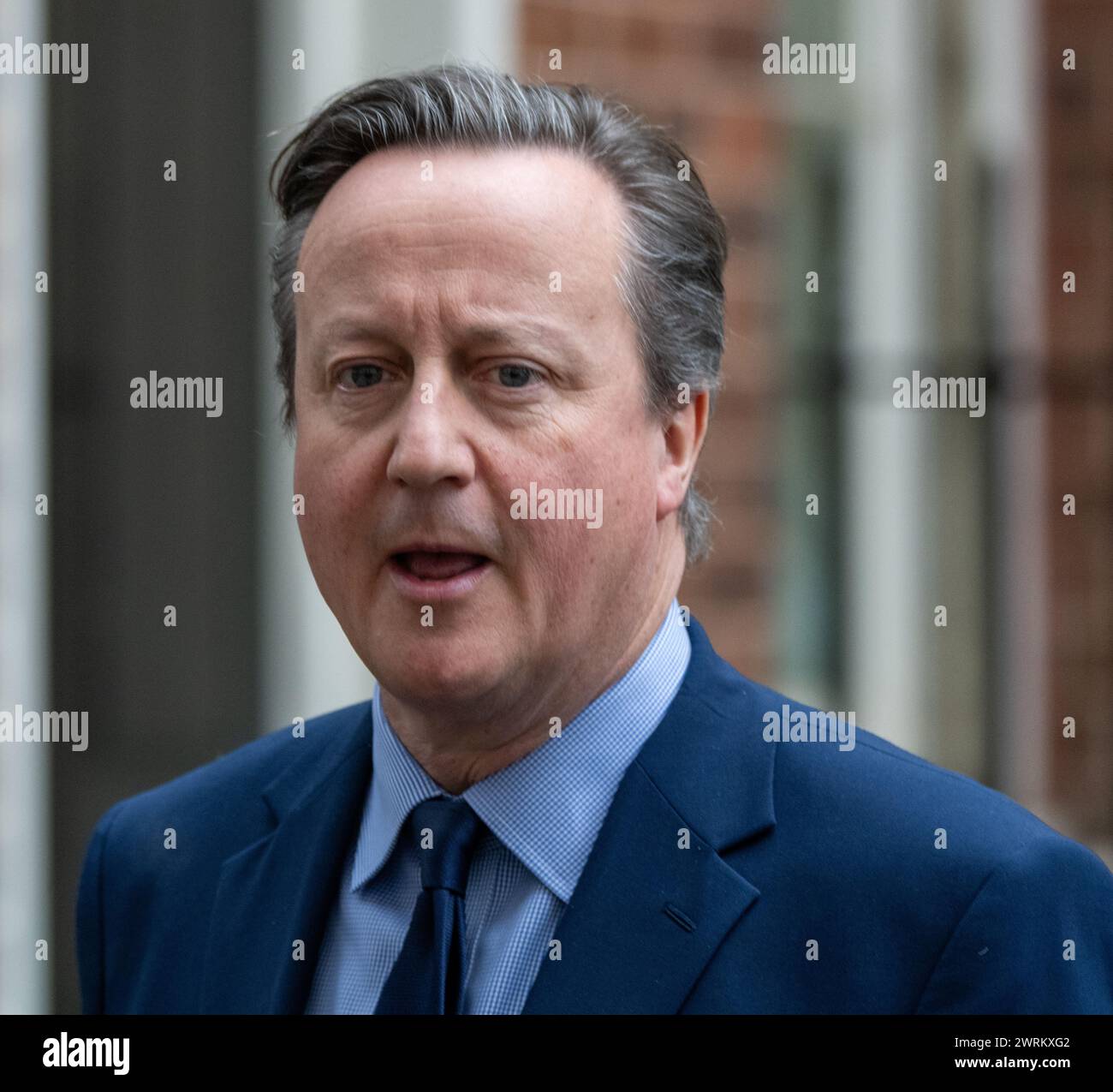 London, UK. 13th Mar, 2024. David Cameron, Foreign Secretary, in ...