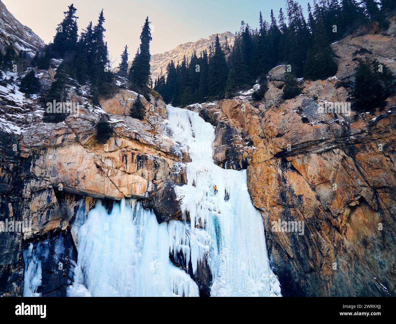 Barskoon waterfall hi-res stock photography and images - Alamy