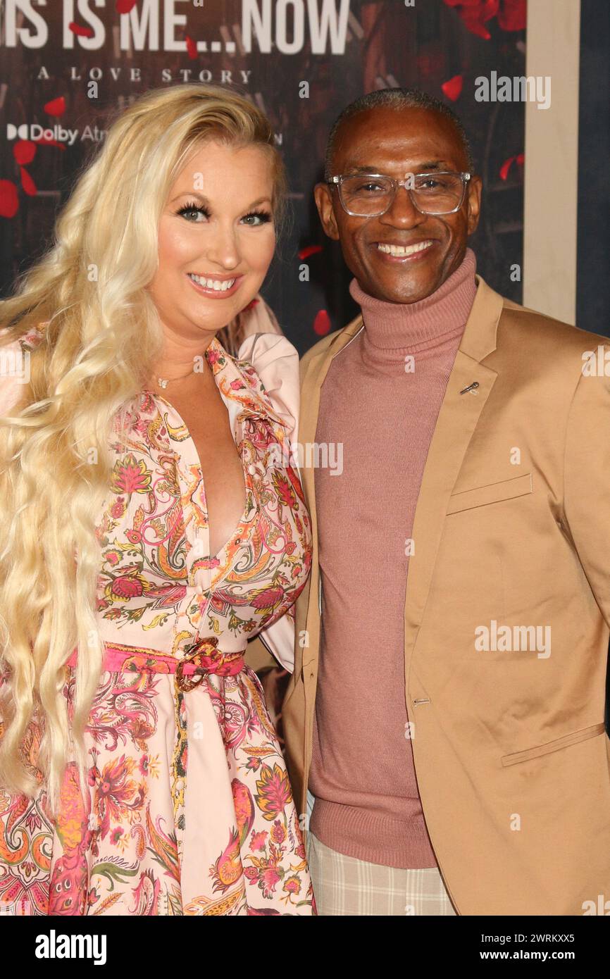 LOS ANGELES - FEB 13: Amanda Moore, Tommy Davidson at the "This Is Me ...