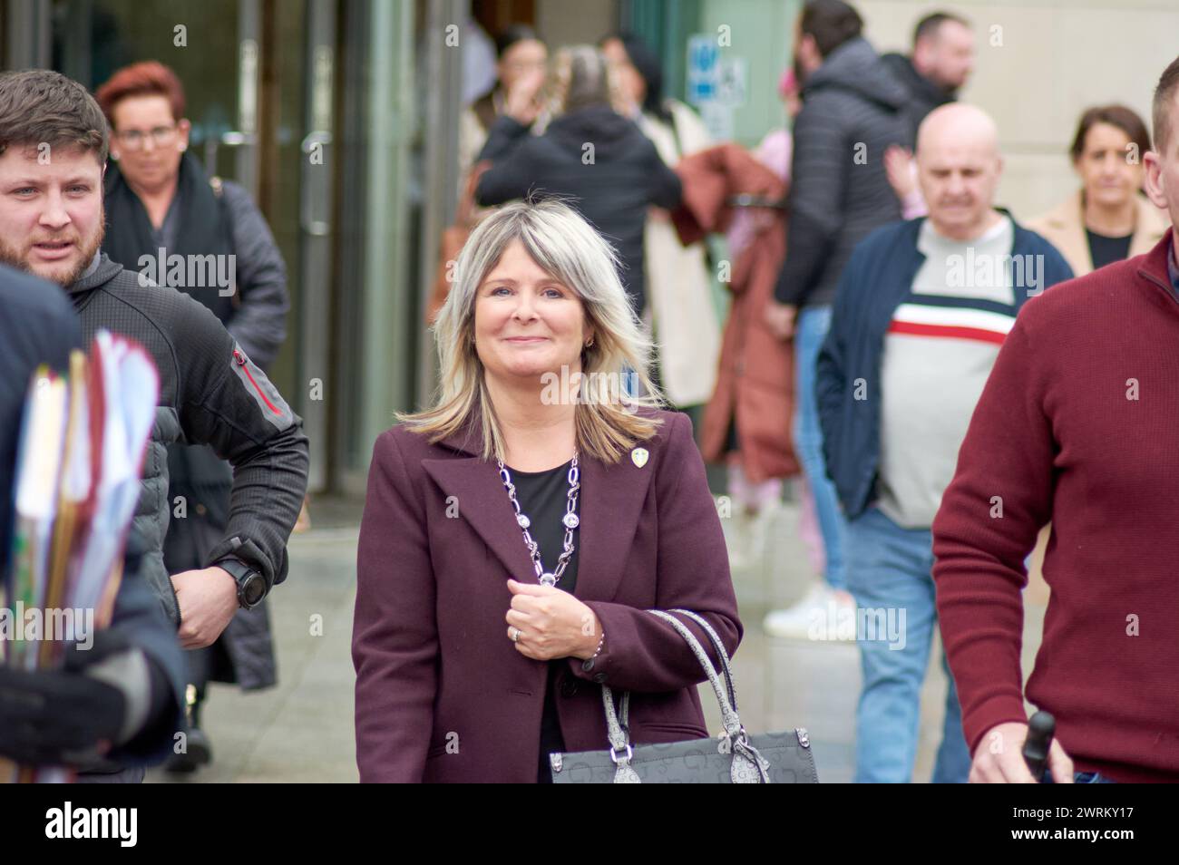 Belfast, United Kingdom 13 03 2024 Family of Roy Reynolds speak ...
