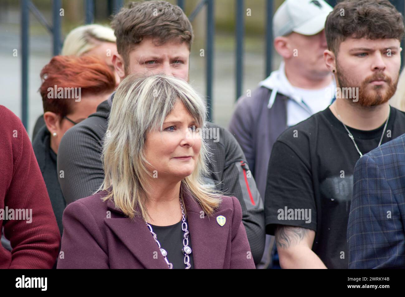 Belfast, United Kingdom 13 03 2024 Family of Roy Reynolds speak ...