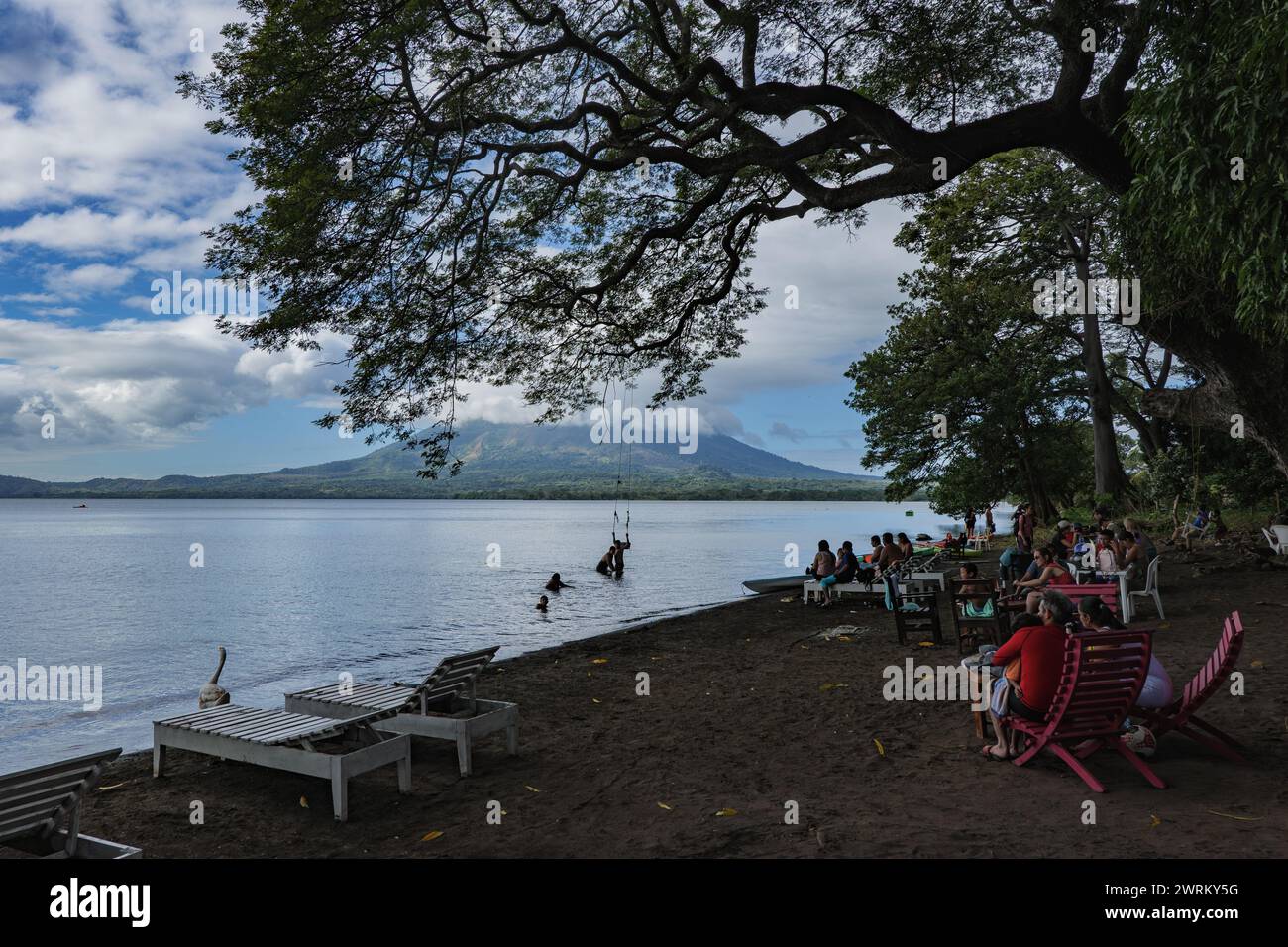 Ometepe Nicaragua. Concepción – one of two volcanoes located on Ometepe ...