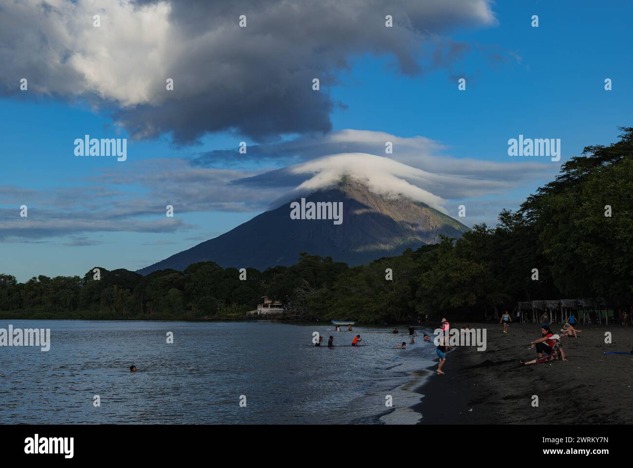 Ometepe Nicaragua. Concepción – one of two volcanoes located on Ometepe ...