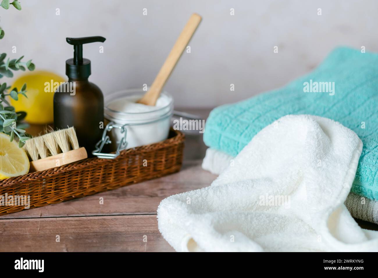 Natural and environmentally friendly cleaning on different surfaces ...