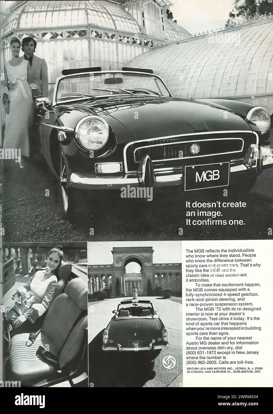 British Leyland - 1973 - Vintage American magazine car advert from the ...
