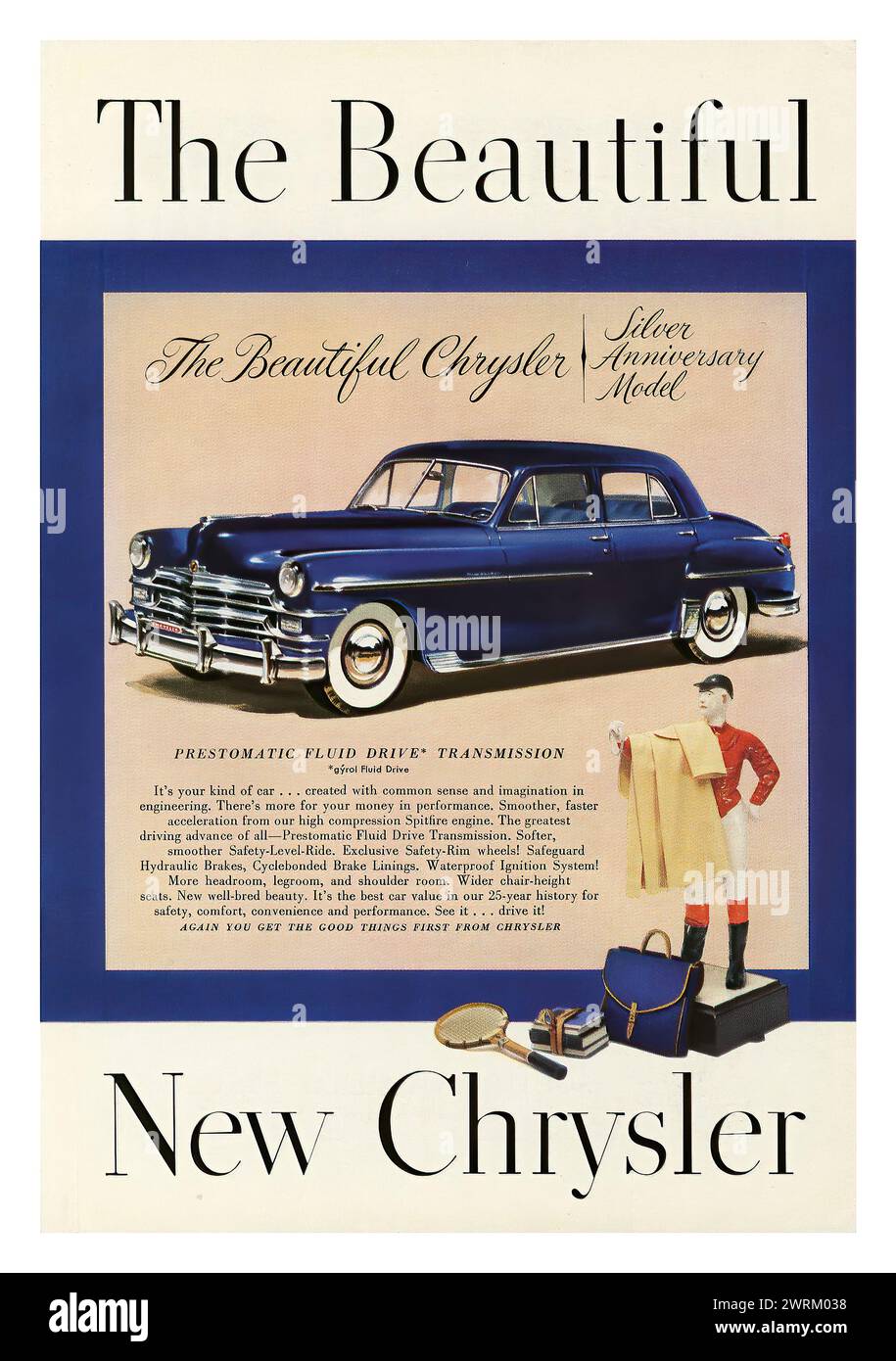 The Beautiful New Chrysler (1949) - Vintage American magazine car ...
