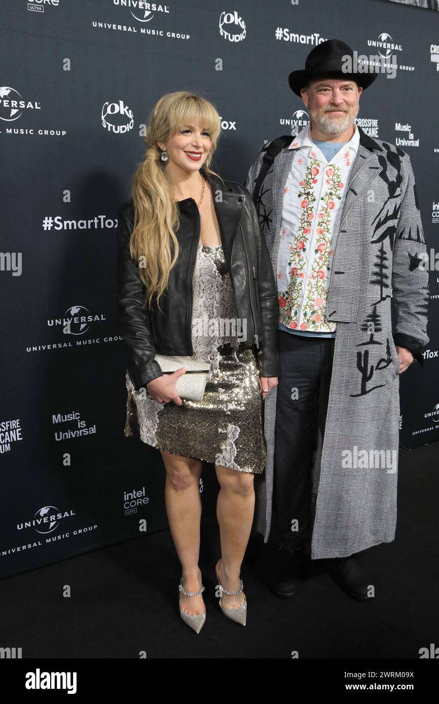 LOS ANGELES - FEB 4: Ana Cristina Cash, John Carter Cash at the ...