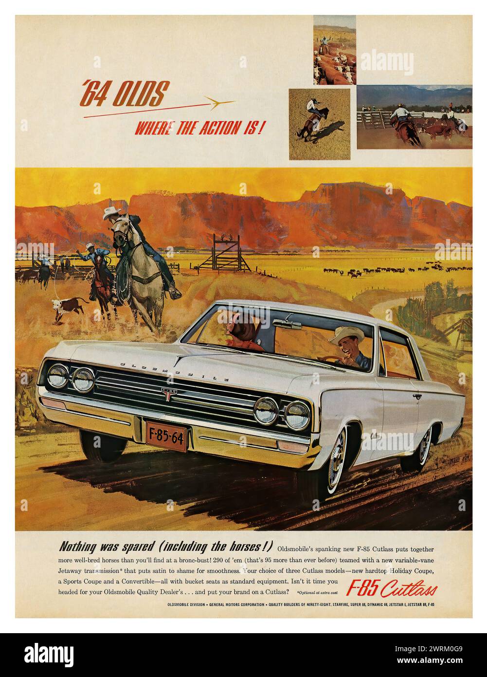 Car advert 1964 hi-res stock photography and images - Alamy