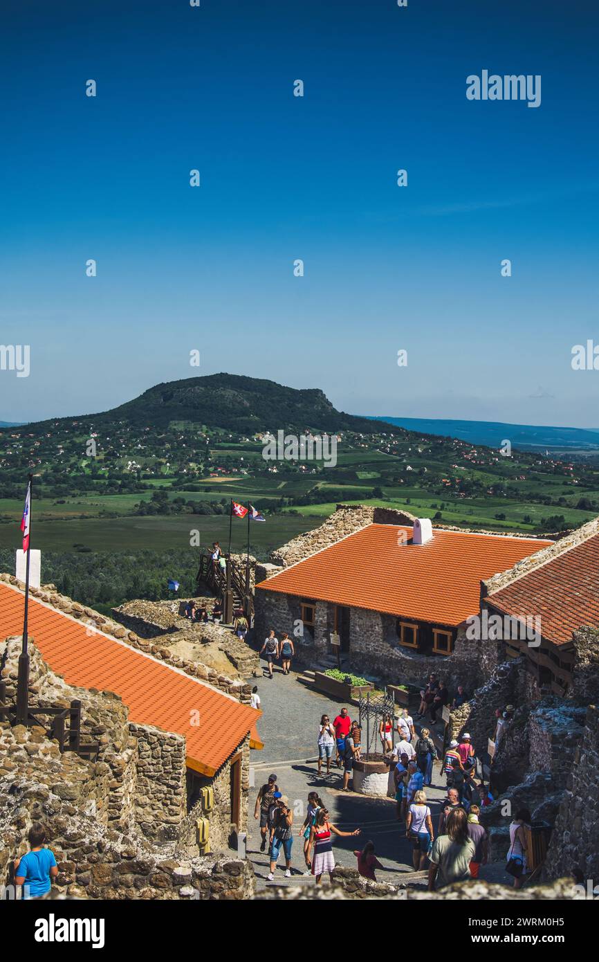Szigliget Castle Balaton Stock Photo - Alamy