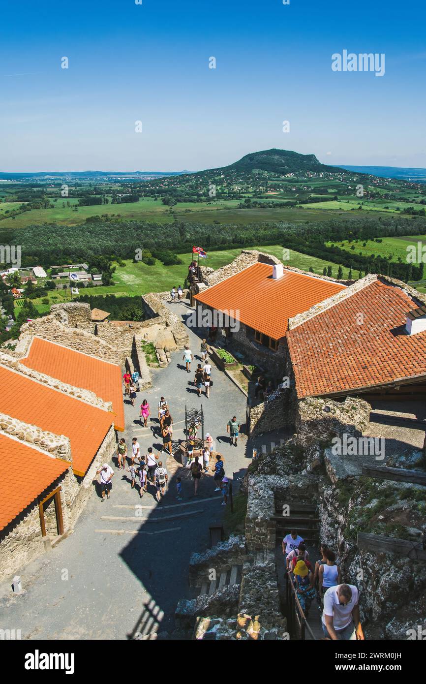 Szigliget Castle Balaton Stock Photo - Alamy