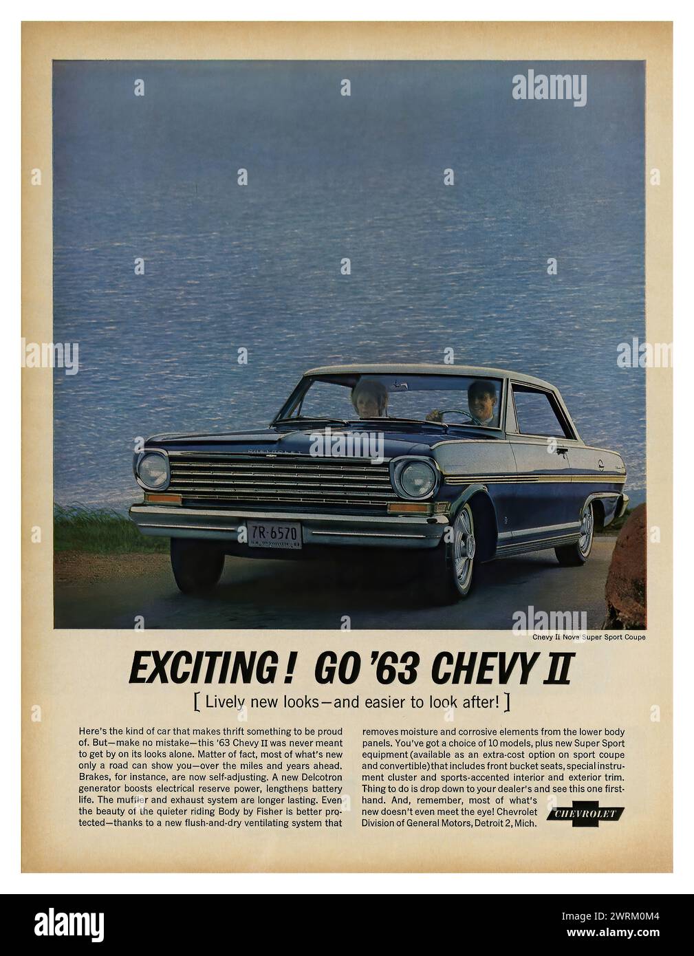 '63 Chevy II Nova Super Sport Coupe - Vintage American magazine car ...