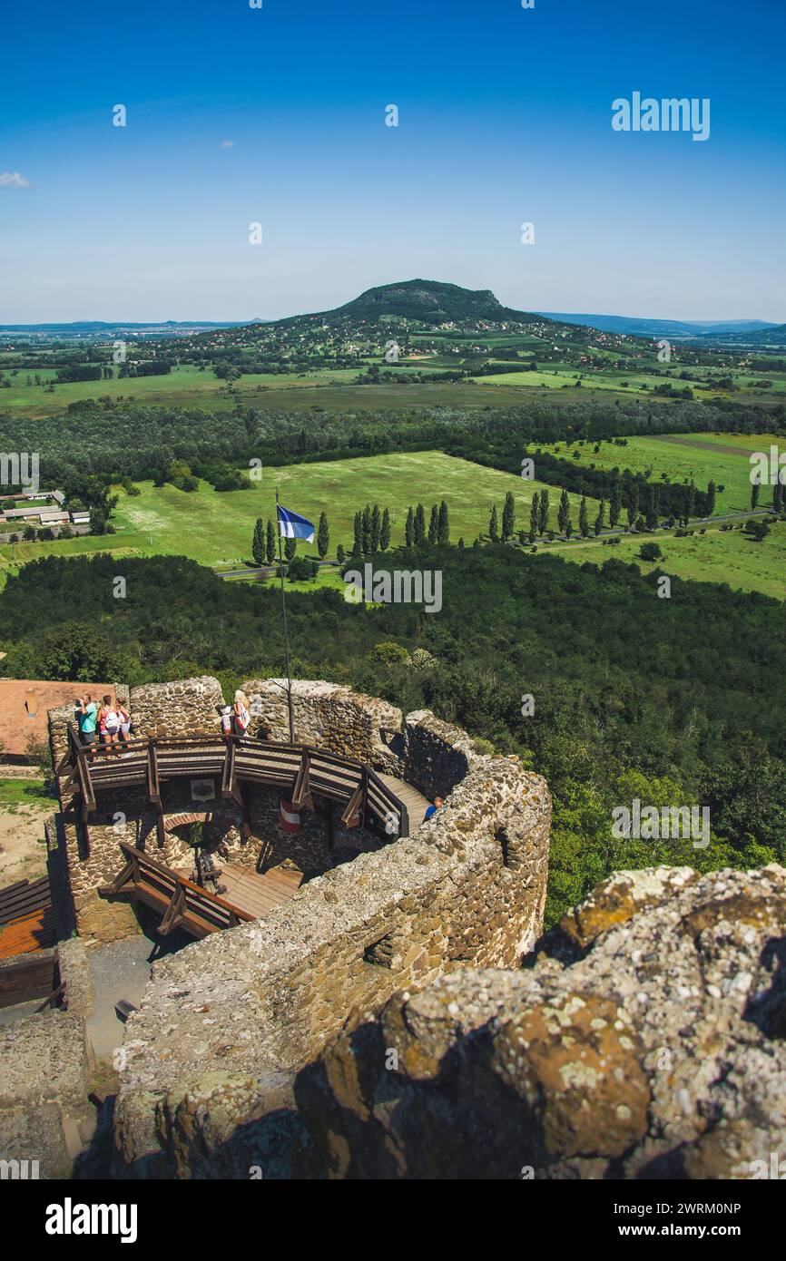 Szigliget Castle Balaton Stock Photo - Alamy