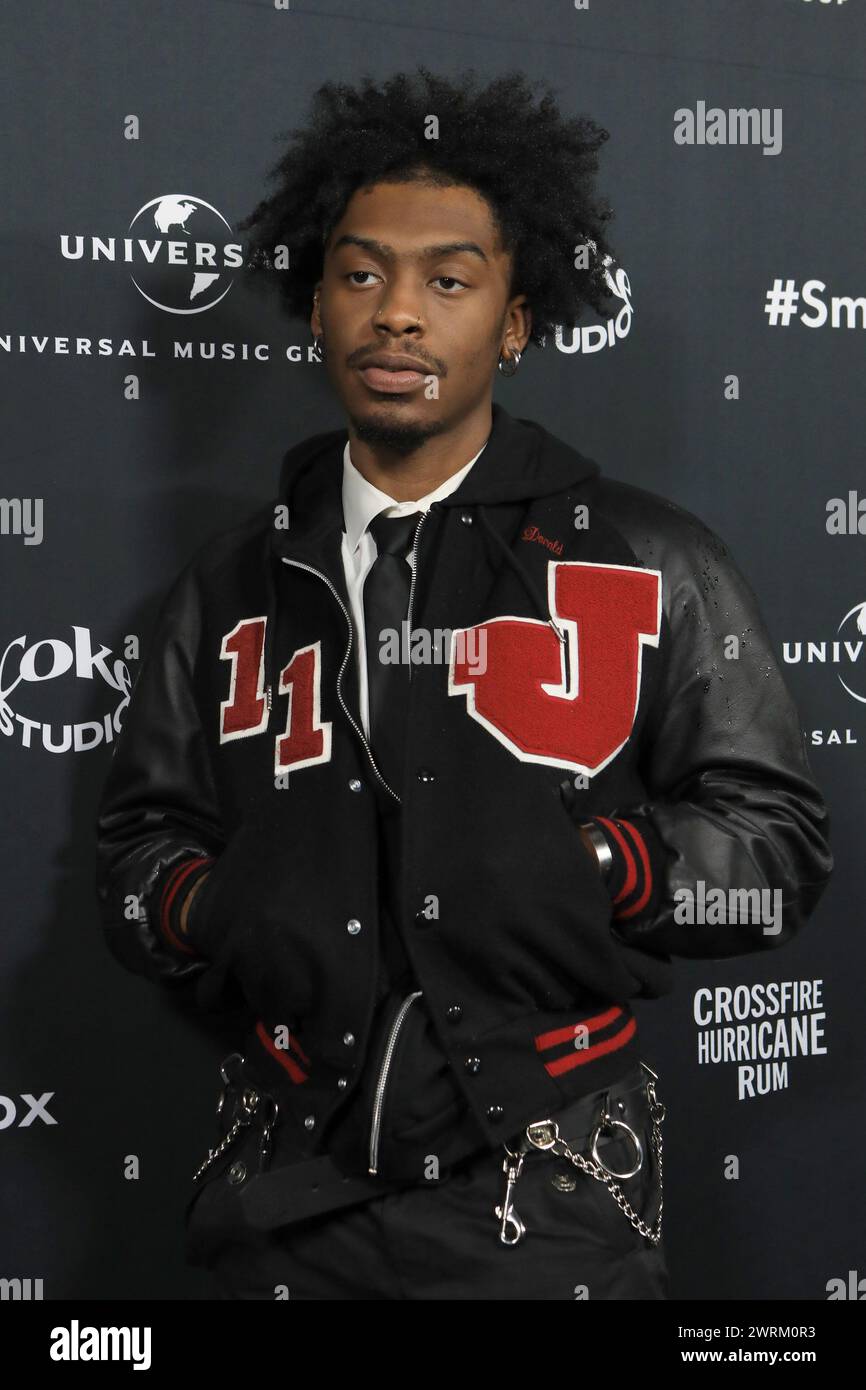 LOS ANGELES - FEB 4: Chase Shakur at the Universal Music Group Grammy ...
