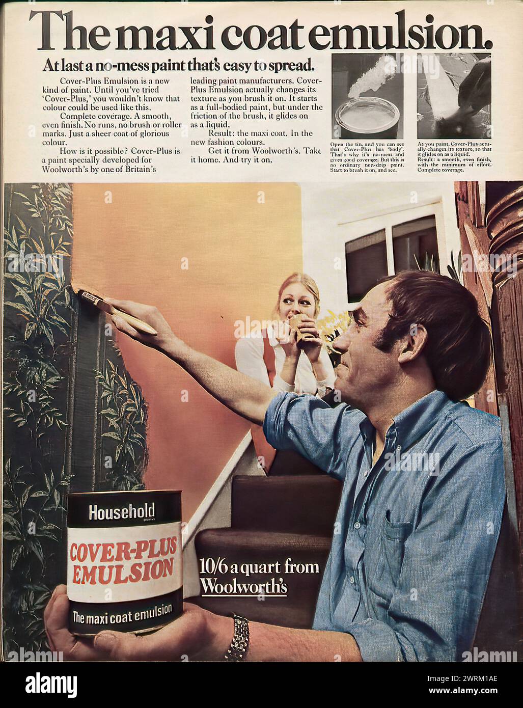 Cover Plus Emulsion - 1970 - Vintage American magazine advert from the ...