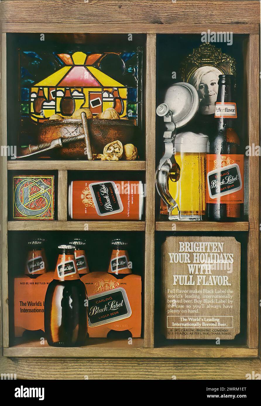Carling Black Label - 1972 - Vintage American magazine advert from the ...