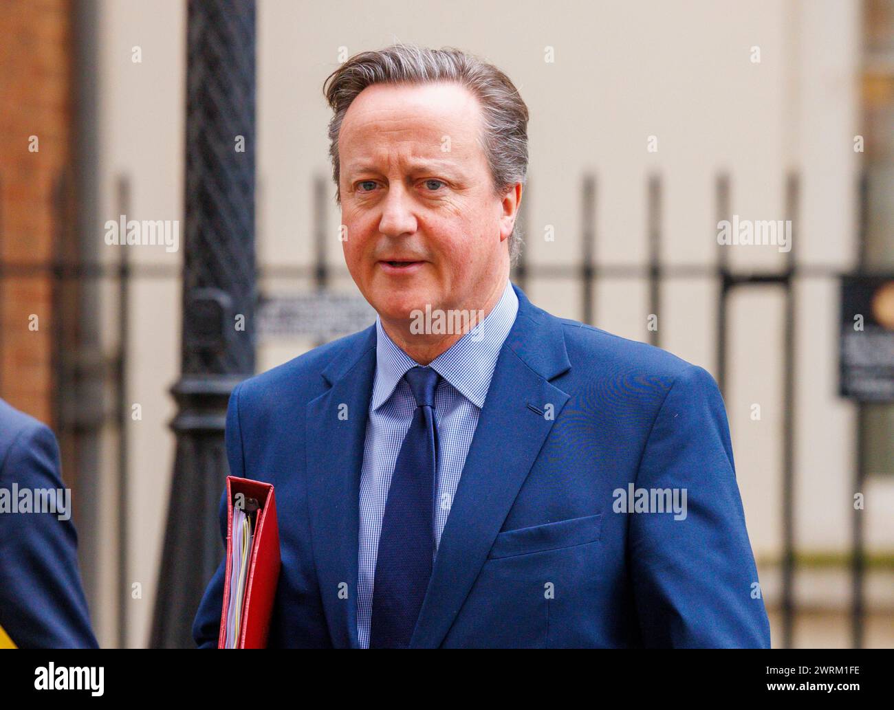 London, UK. 13th Mar, 2024. Foreign Secretary, David Cameron, in ...