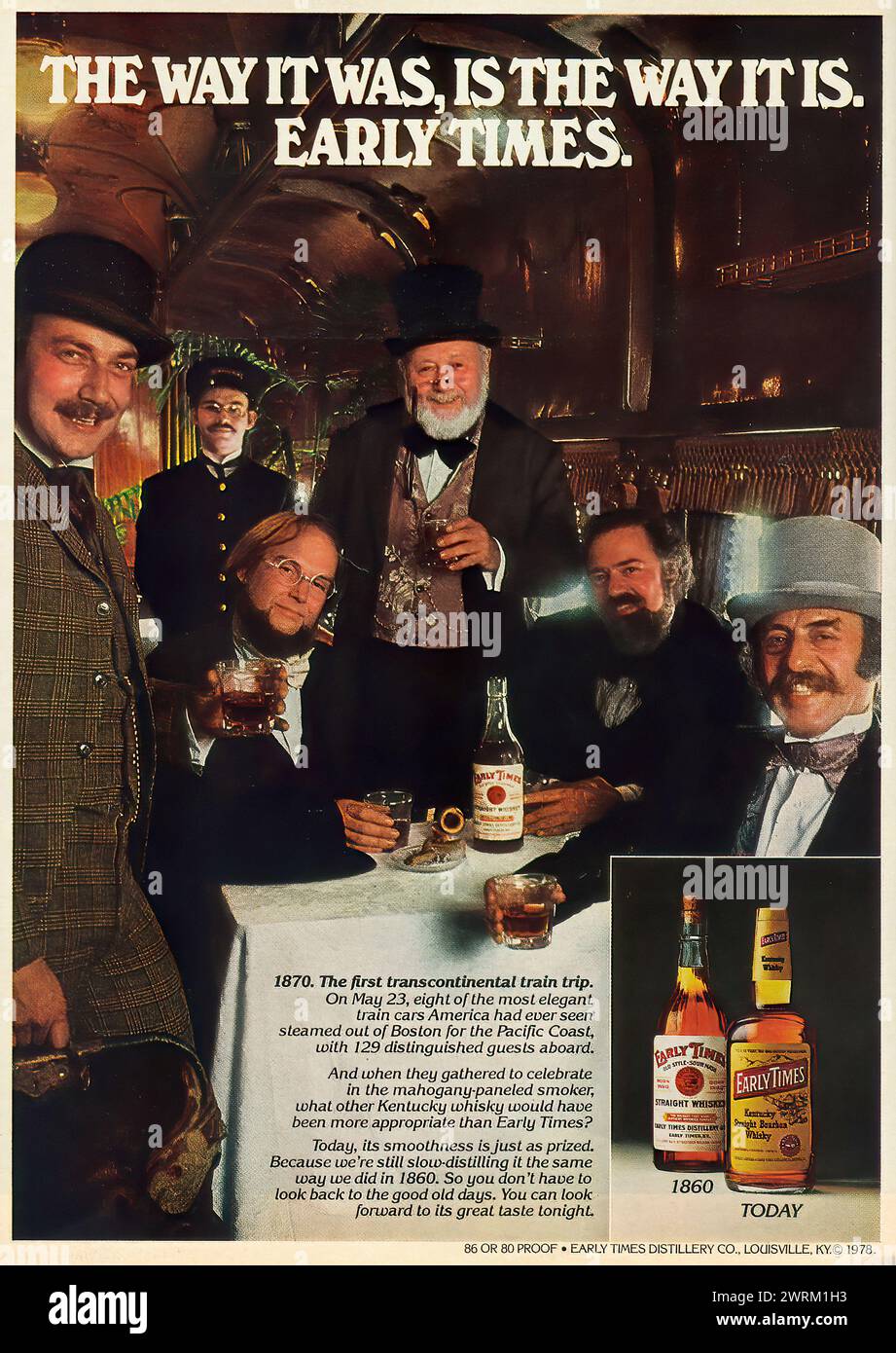 Early Times - 1979 - Vintage American magazine advert from the 70s ...