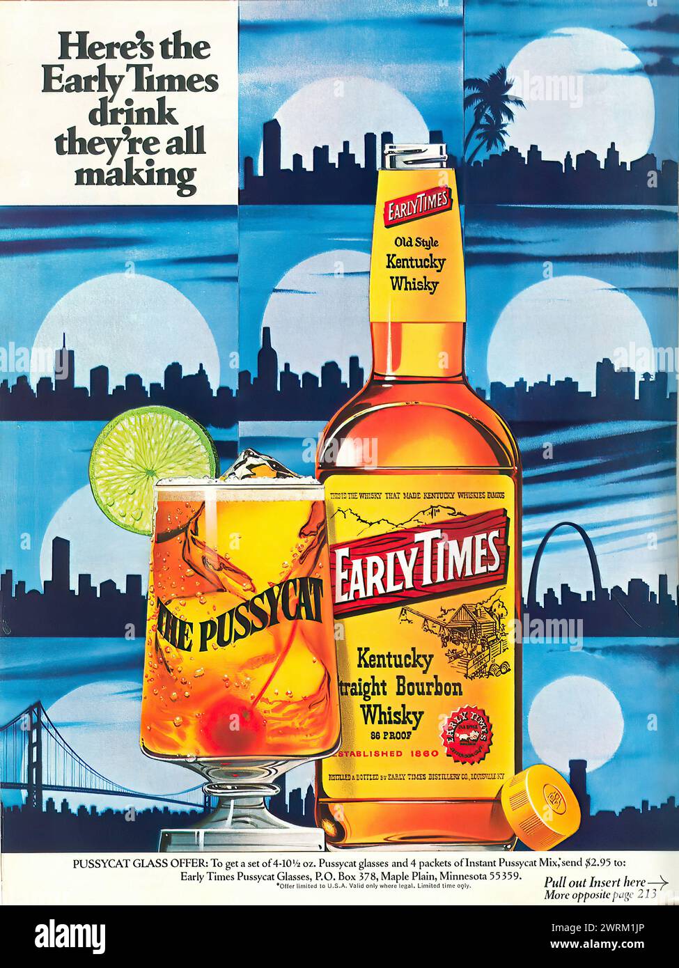 Early Times - 1974 (4) - Vintage American magazine advert from the 70s ...