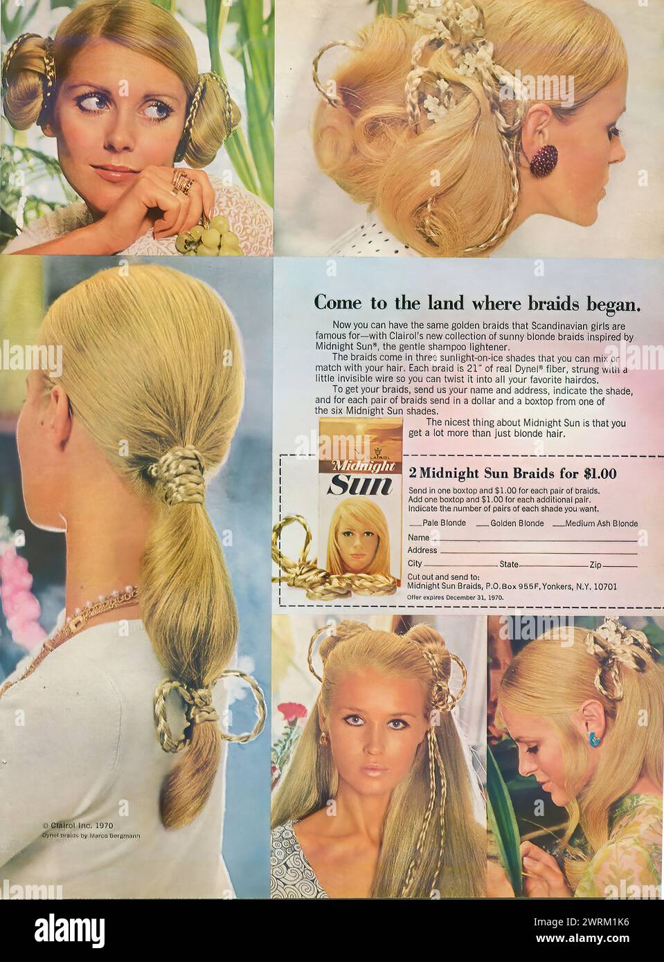 Midnight Sun - 1970 - Vintage American magazine advert from the 70s ...