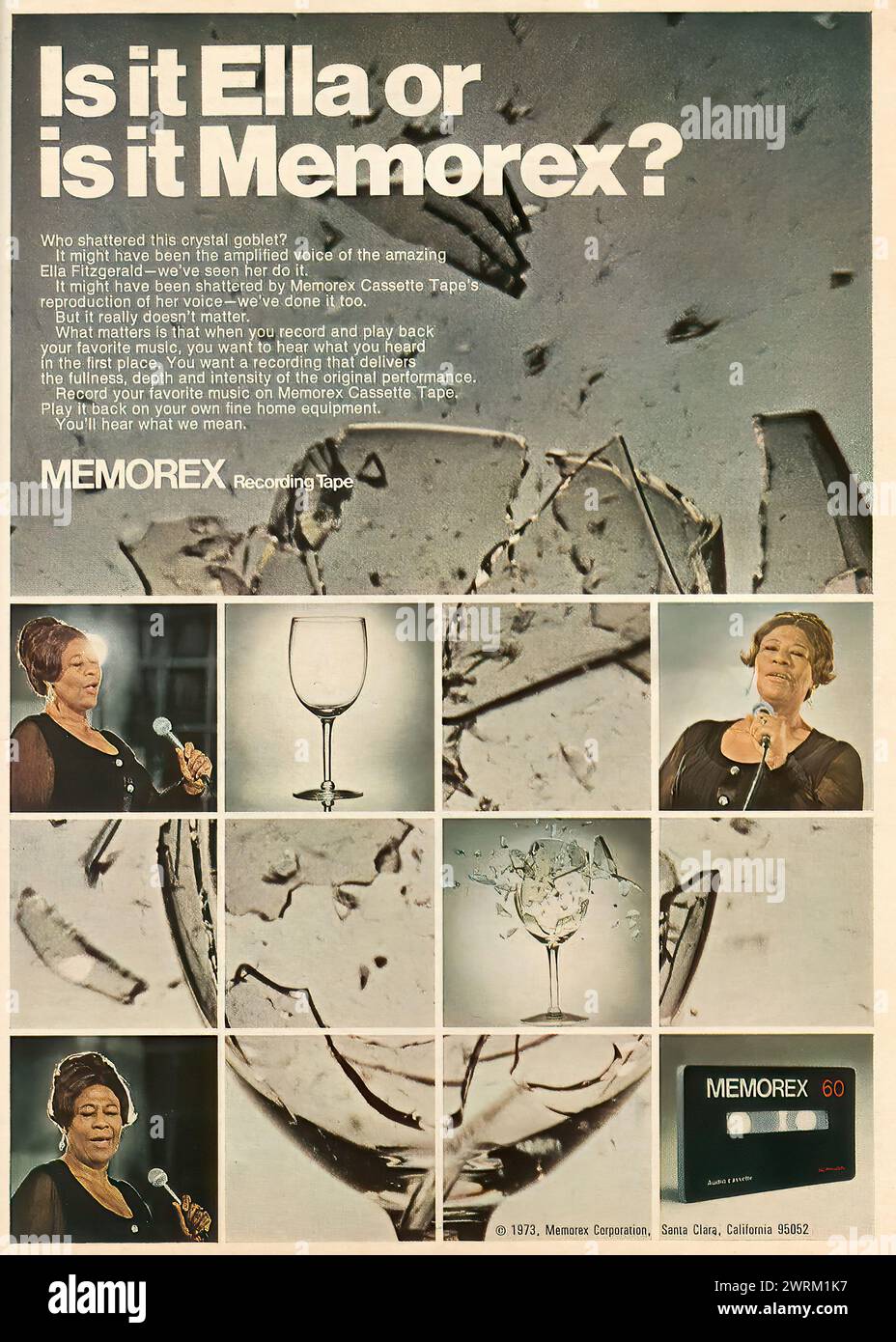 Memorex (Ella Fitzgerald) - 1973 - Vintage American magazine advert ...