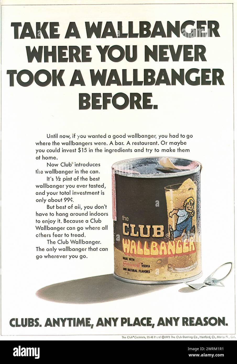 The Club Wallbanger - 1973 - Vintage American magazine advert from the ...