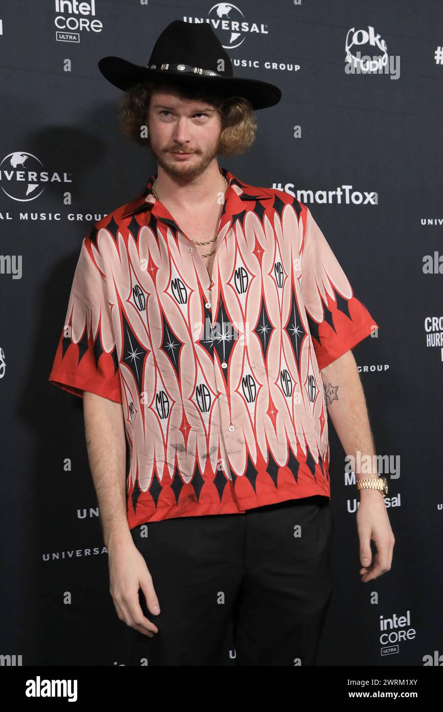 LOS ANGELES - FEB 4: Yung Gravy, Matthew Raymond Hauri at the Universal ...