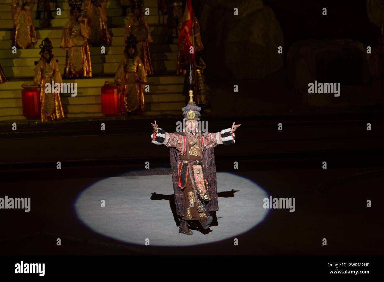 Lhasa, China's Xizang Autonomous Region. 12th Mar, 2024. Artists ...