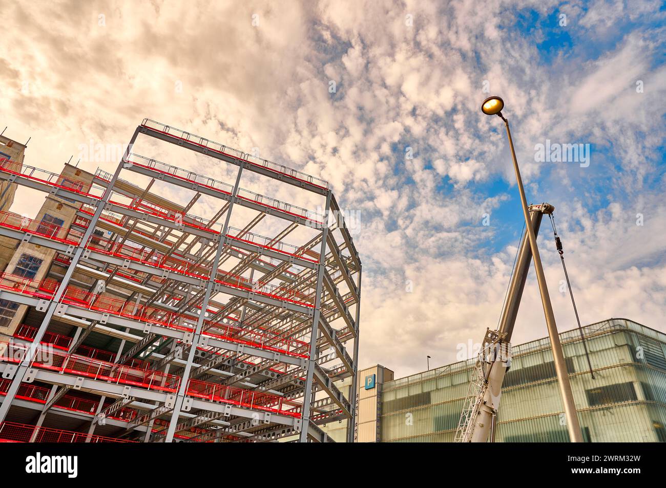 Office block under construction Stock Photo - Alamy
