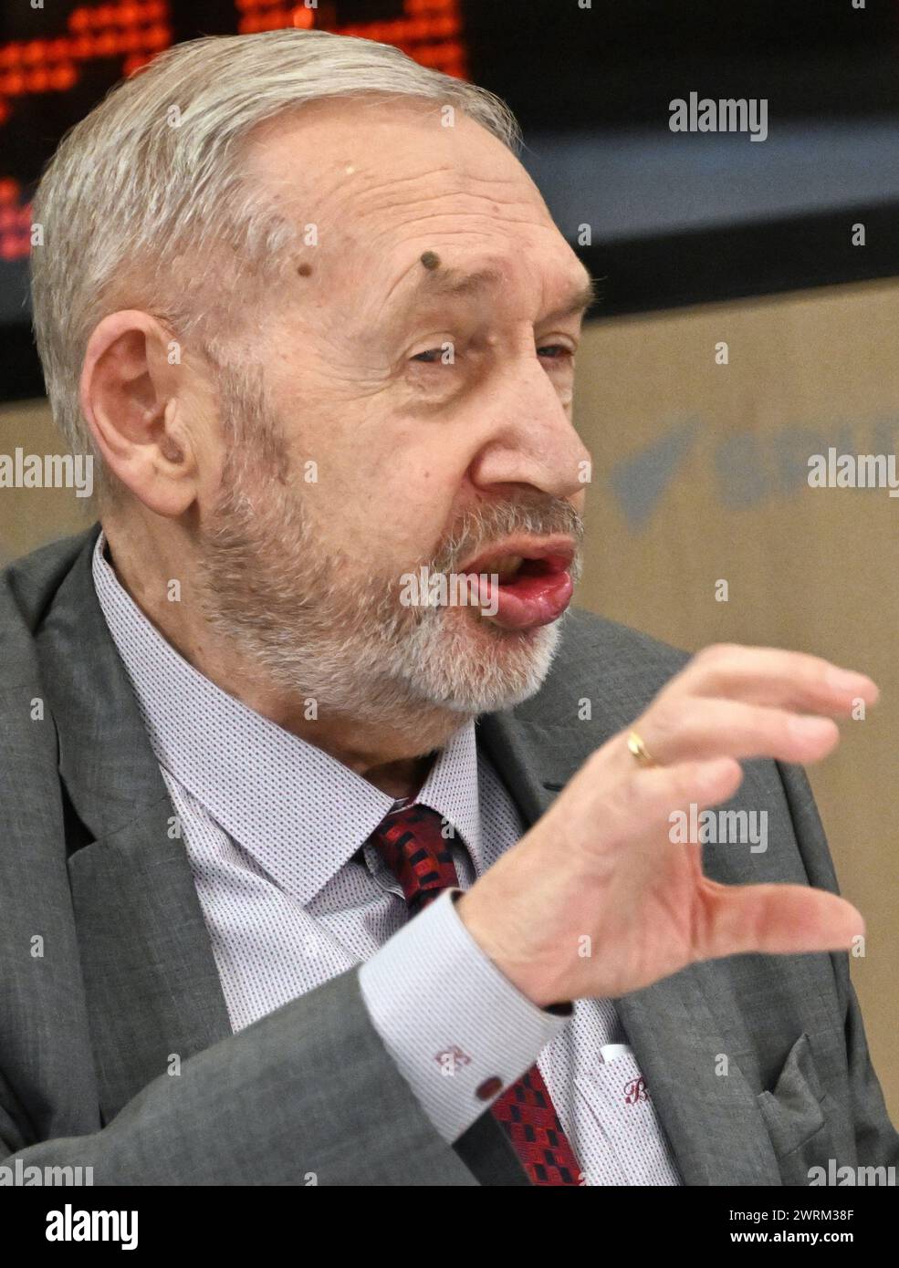 Moscow, Russia. 12th Mar, 2024. Meeting of the Presidium of the Public ...