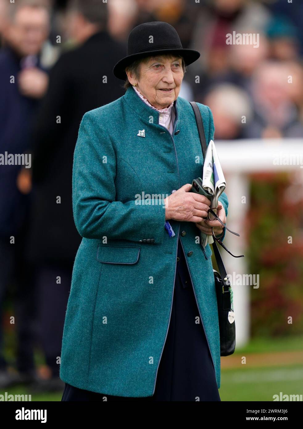 Trainer Henrietta Knight on day two of the 2024 Cheltenham Festival at ...