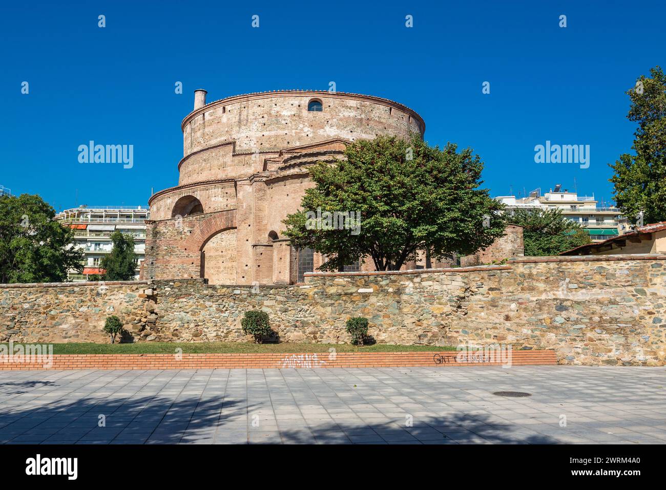 Rotunda of Galerius also called Rotunda of Saint George in Thessaloniki city, Greece Stock Photo ...