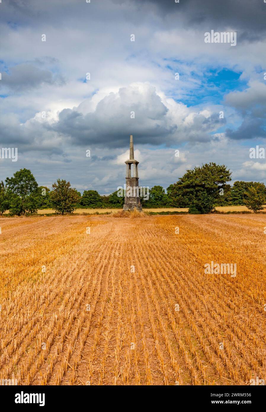 The 18th-century four column granite obelisk in the old Belan estate ...