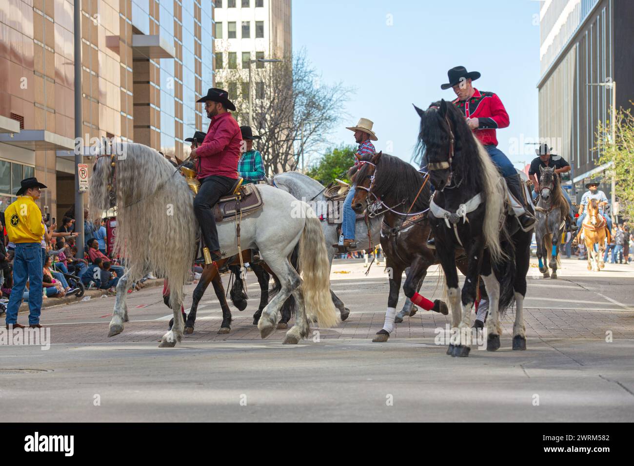 Rodeo parade in Houston Texas Stock Photo - Alamy