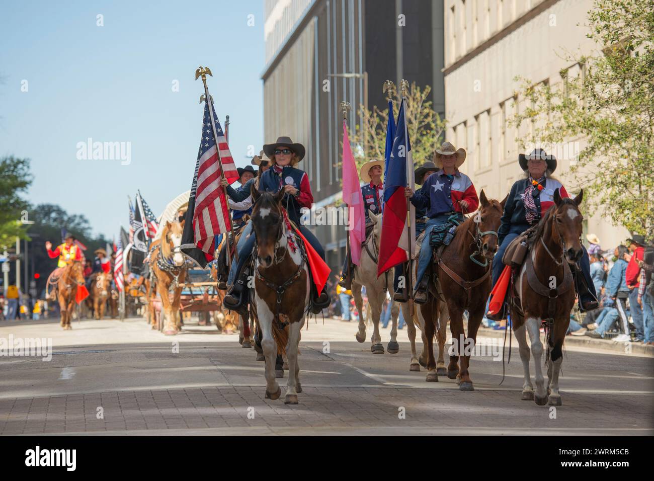 Rodeo parade in Houston Texas Stock Photo - Alamy