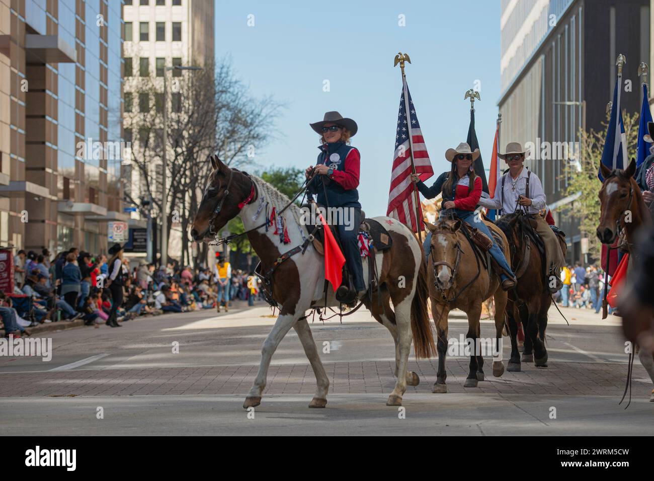 Rodeo parade in Houston Texas Stock Photo - Alamy