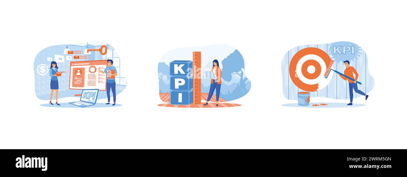 Employee evaluation. Evaluate success or meet target. Key Performance ...